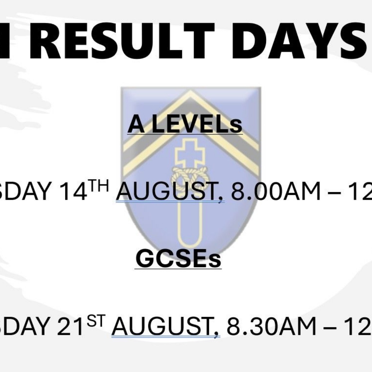GCSE RESULTS DAY - Sir Graham Balfour School